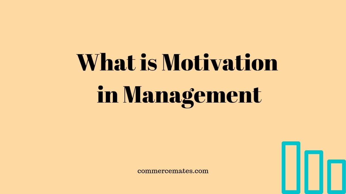Characteristics of Motivation in Management