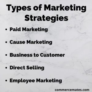 4 Types of Marketing Strategies