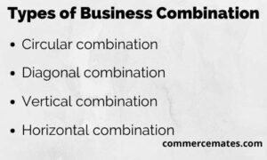 Types and Objectives of Business Combination