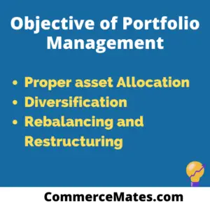 Types and Objectives of Portfolio Management